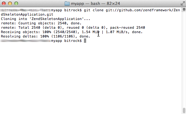 Start a New Zend Framework 2 Project