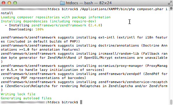 Start a New Zend Framework 2 Project