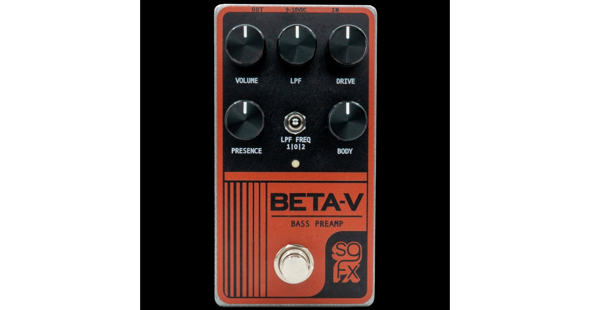 SolidGoldFX - BETA-V Bass Preamp Pedal